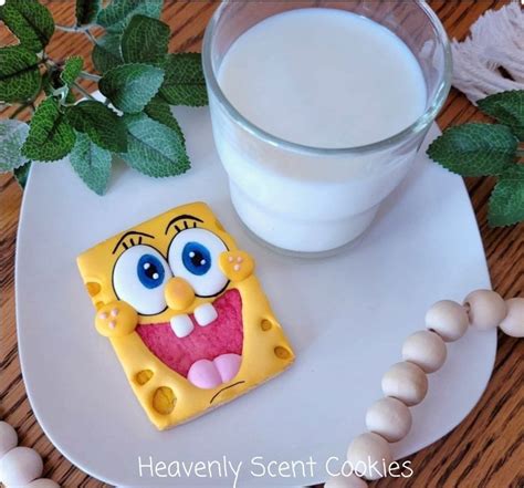 Spongebob Cookie Cookies Desserts Food