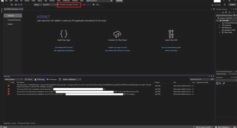 Net Unable To Build ASP Net Apps Stack Overflow