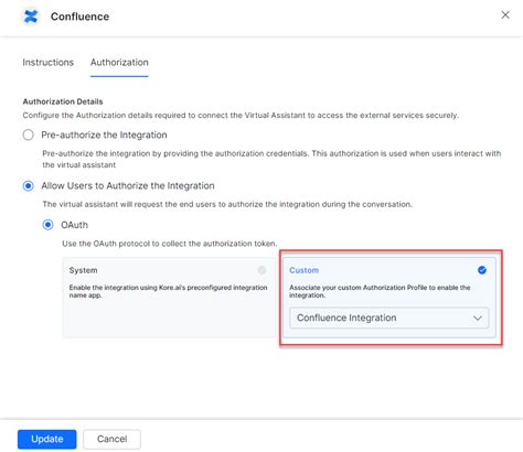 Configuring The Confluence Action Koreai Documentation V101