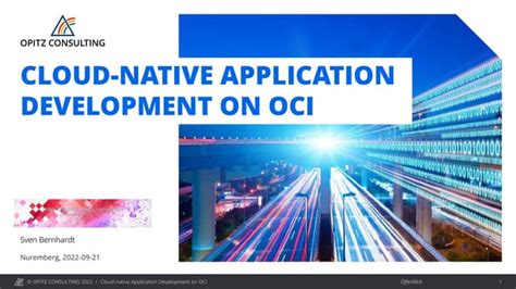 Cloud Native Application Development On Oci Pdf Cloud Computing Internet