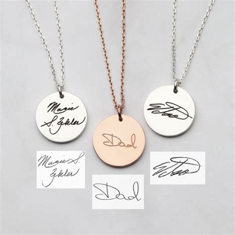 Ожерелье с именной табличкой, круглое ожерелье с выгравированным именем ...