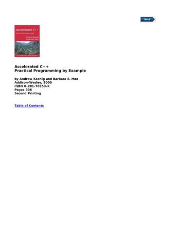 Accelerated C Practical Programming By Example Pdfdrive 1 Free Download Borrow And