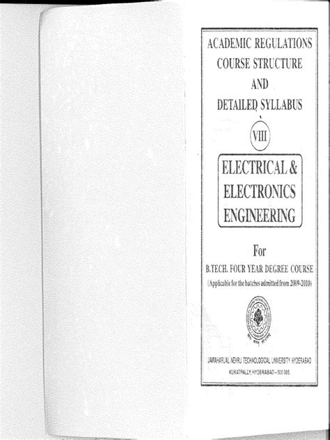 R09 B Tech Electrical And Electronics Engg Pdf