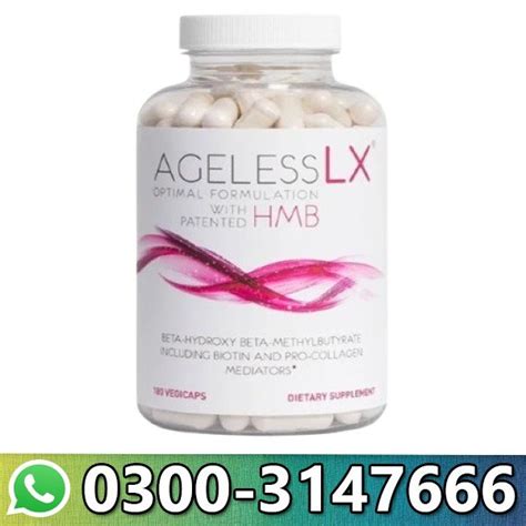 Agelesslx Optimal Anti Aging Formula With Hmb Collagen Supplements In