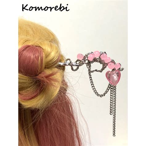 빈티지 펑크 문 스톤 진주 머리핀 직사각형 라인 석 금속 헤어 스틱 여성 2022 헤어 스타일 헤어 액세서리 Aliexpress