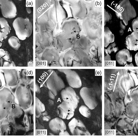 Tem Diffraction Analysis Showing Different Two Beam Conditions In Df Download Scientific