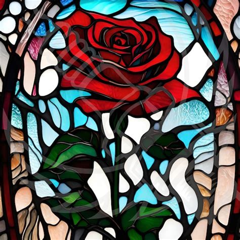 Red Art Glass Etsy