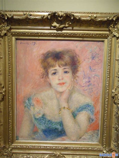 Naksakova Импрессионисты Пьер Огюст Ренуар Портрет актрисы