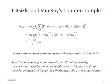 Ppt Reinforcement Learning Generalization And Function Approximation Powerpoint Presentation