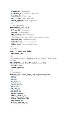 Design Of Microcontroller Cpu Pdf Programming Languages Computing