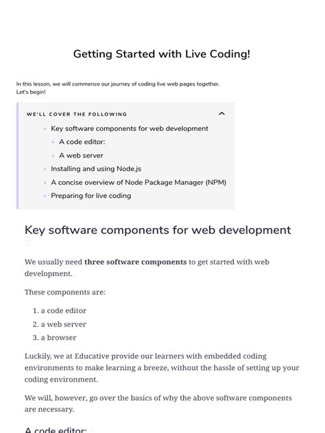 5 getting started with live coding pdf world wide web internet and web