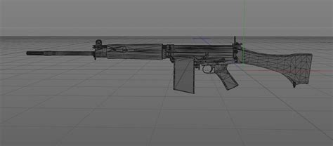 3d Model L1a1 Rifle Slr Turbosquid 1423631