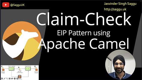 Claim Check Eip Design Pattern Using Apache Camel Youtube