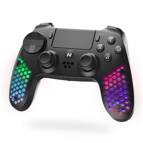 Nitho Ps4 Wireless Controller For Gamer Dual Shock Gamepad Joystick With Rgb Light