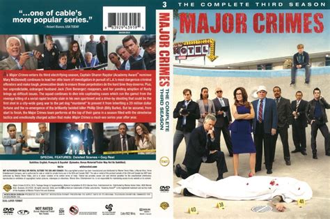 Major Crimes Season 3 2015 R1 Dvd Cover Dvdcovercom