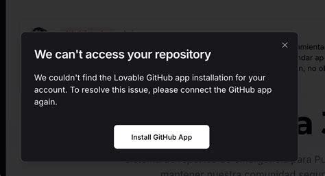 Integration Disconnection After Github Username Update Lovable