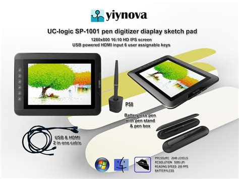 Review: Yiynova UC-logic SP-1001 Pen Digitizer Tablet Monitor | Parka Blogs