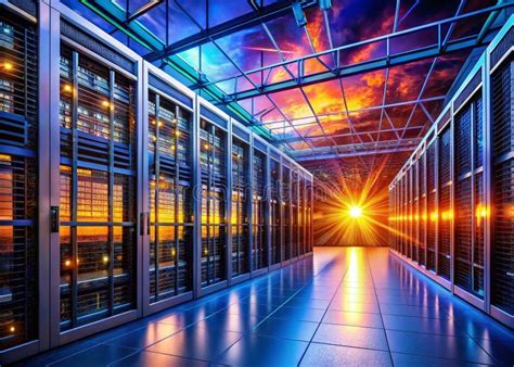 Advanced Network Security In A Cuttingedge Data Center Aerial Perspective Reveals Sophisticated