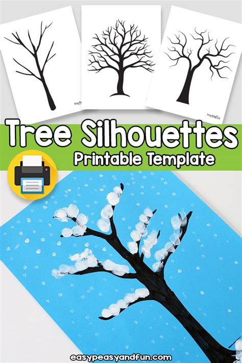 Tree Silhouettes Easy Peasy And Fun Membership
