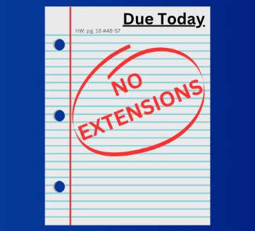 Opinion The Internet Has Made School Assignment Extensions Unnecessary