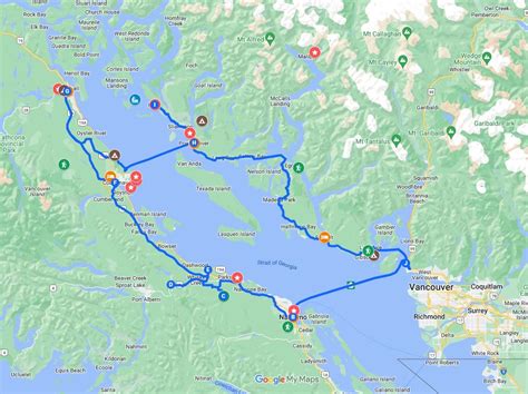 Vancouver Island Tourist Attractions Map