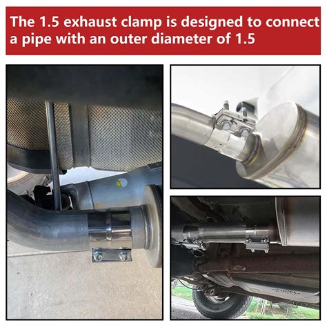 Elshine 15 Inch Exhaust Clamp15 Butt Joint Band Clamp