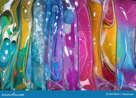 Abstract Of Different Colors Transparent Materials Materials With Different Brightness Ai