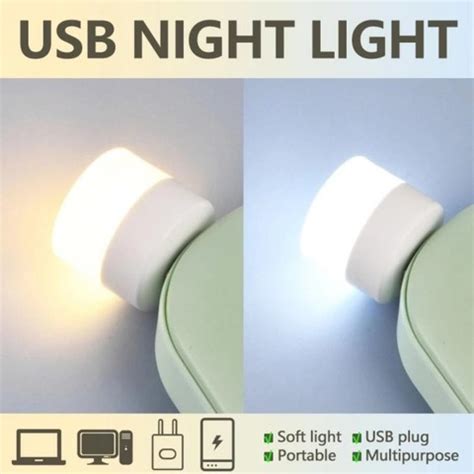 Buy Usb Plug Lamp Computer Mobile Power Charging Usb Small Book Lamps Led Eye Protection Reading