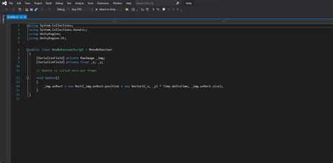 I Am Trying To Make A Scrolling Background In 3d Unity But It Doesn´t