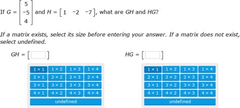 ixl simplify matrix expressions year 12 maths practice