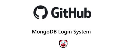 Github Yarin Mongodb Login System Login Wrapper Made With Mongodb And Pymongo Module In Python