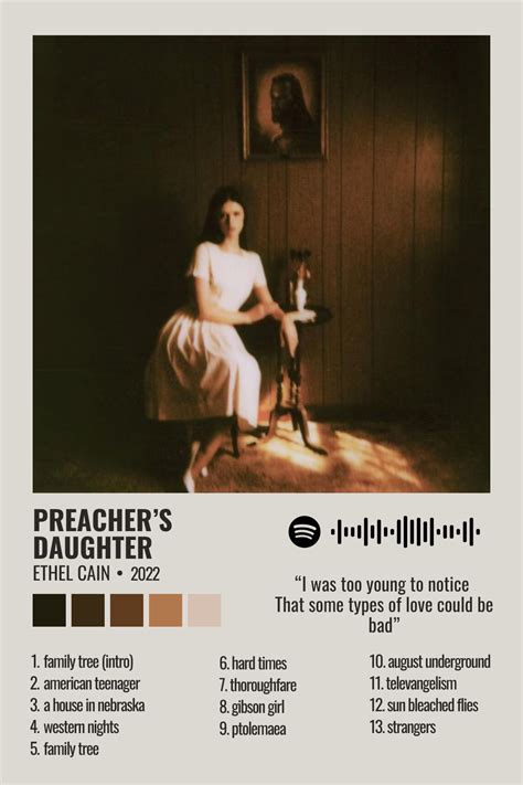Polaroid Poster Preachers Daughter By Ethel Cain