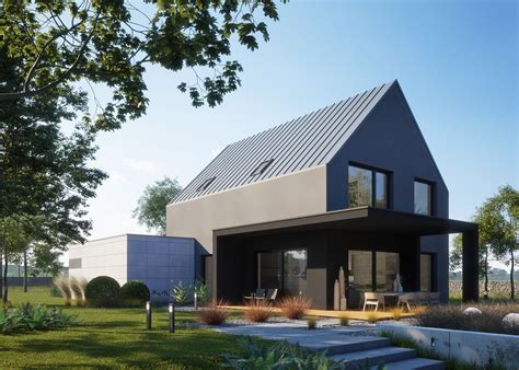 Small Passive House Viz For Lk Projektpl On Behance
