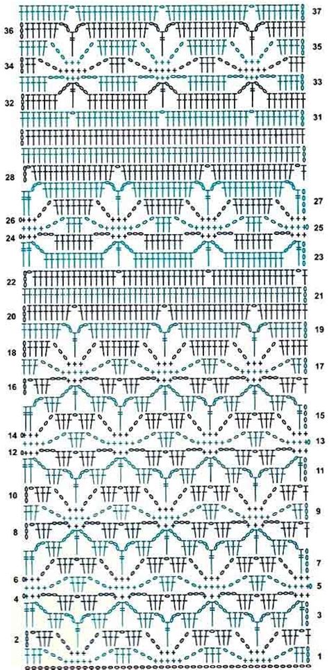 Белый жилет узором «паучки» | Crochet curtain pattern, Crochet diagram ...