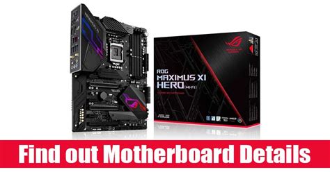How To Check Your Motherboard Model On Windows Methods