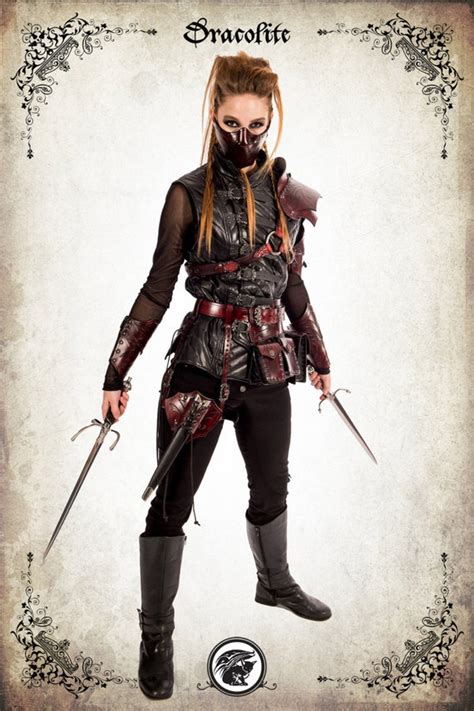 Complete Rogue Woman Armor For LARP Action Roleplaying And