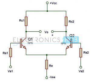 Design Of Differential Amplifier Circuit Using Transistors