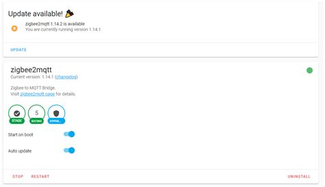 Update Zigbee2mqtt From 140 To 171 Home Assistant Os Home