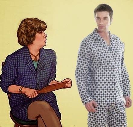 Time For Spankings Bed And Pyjamas