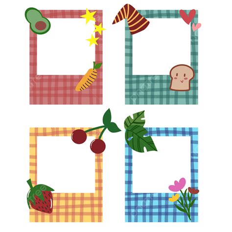 전 채 보 리 래 귀여운 삽화 액자 일러스트 폴라로이드 일러스트 프레임 일러스트 폴라로이드 폴라로이드 클립 아트 보리 래