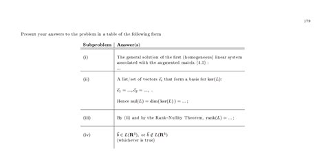 Solved 1 Linear Maps Kernels Ranges Rank Nullity