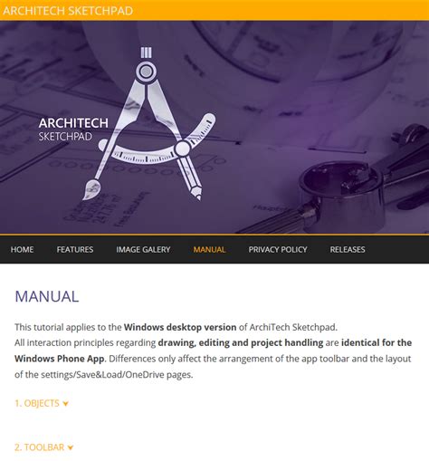 Architech Sketchpad Cad App For Windows And Windows Phone