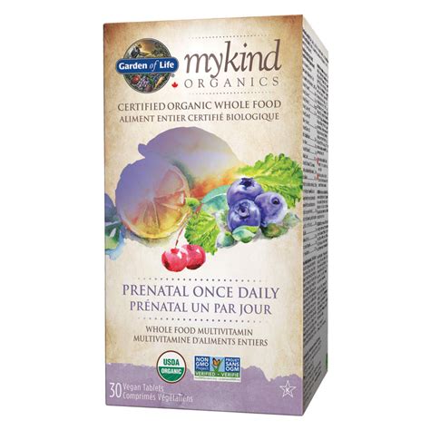 Optimum Health Garden Of Life Mykind Organics Prenatal Once Daily Multi