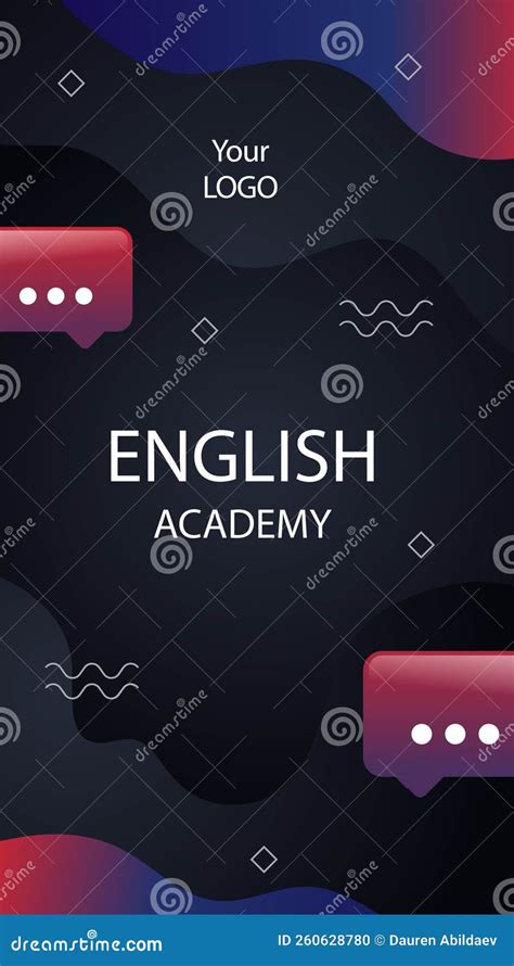 gradient english school stories set vector illustration stock vector illustration of class