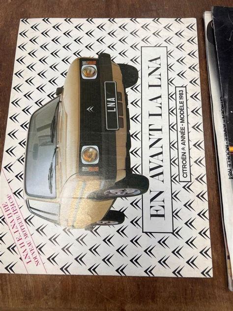 Lot Catalogues Brochures Citroën Ln Lna à Vendre