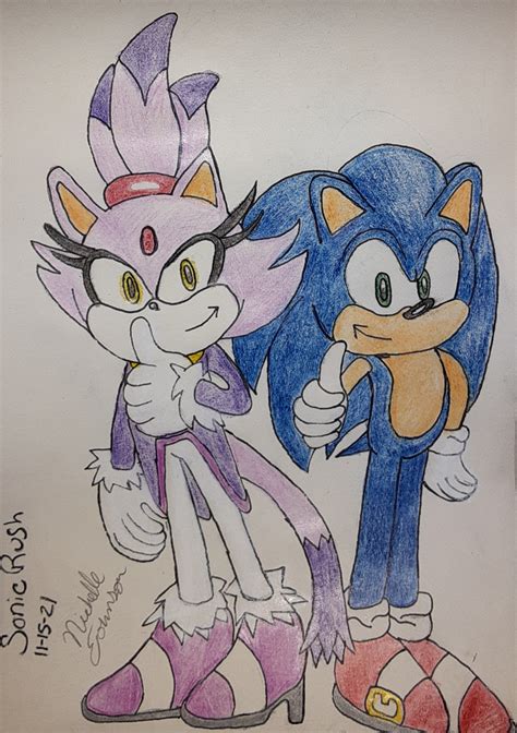 Sonic Rush Sketch By Nikkigamer On Deviantart