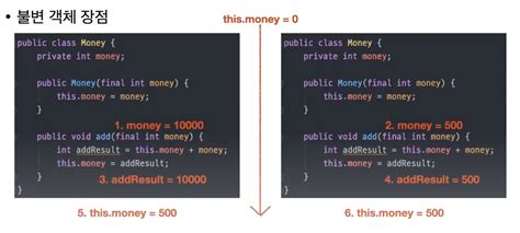 final 키워드와 immutable 객체