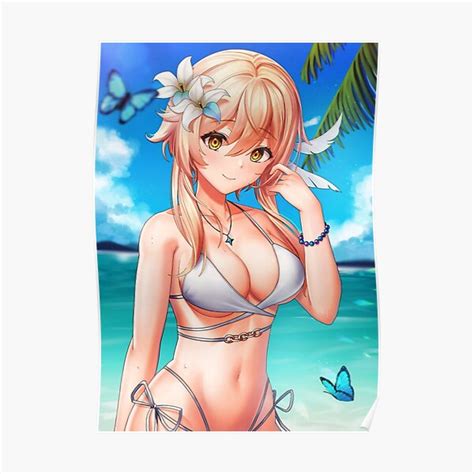 Lumine Genshin Impact Poster For Sale By Devano Redbubble