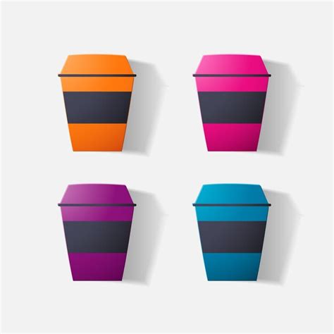 Premium Vector A Colorful Box With Different Colored Boxes On It