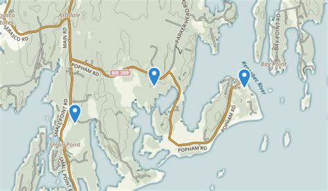 Best Trails In Popham Beach State Park